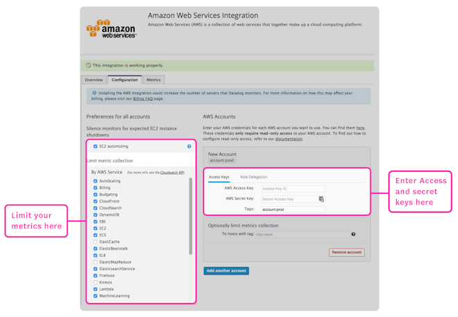 Monitor AWS GovCloud (US) with Datadog